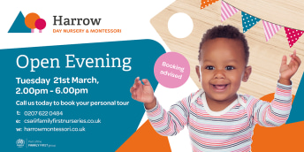 Open Day! - Harrow Day Nursery & Montessori (Previously Acorn ...