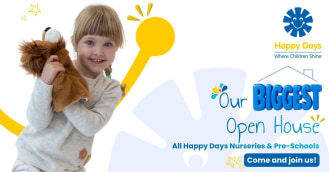 Our BIGGEST Open House - Happy Days Nursery & Preschool - Falmouth ...