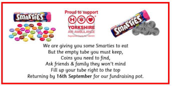 Smartie Challenge - Yorkshire Air Ambulance