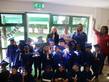 Luton nursery children celebrate graduation