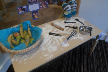 London nursery create cookery display