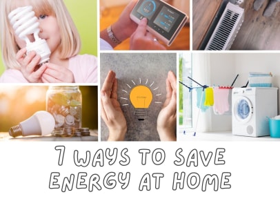 Seven ways to save energy at home