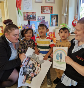 Celebrating the life of the Queen at Seabrook Day Nursery