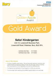 Golden Apple Gold Award