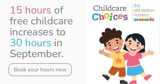 15 hours of funded childcare increases to 30 hours in September 2025