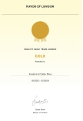 Healthy Early Years London Gold Award - Explorers Collier Row
